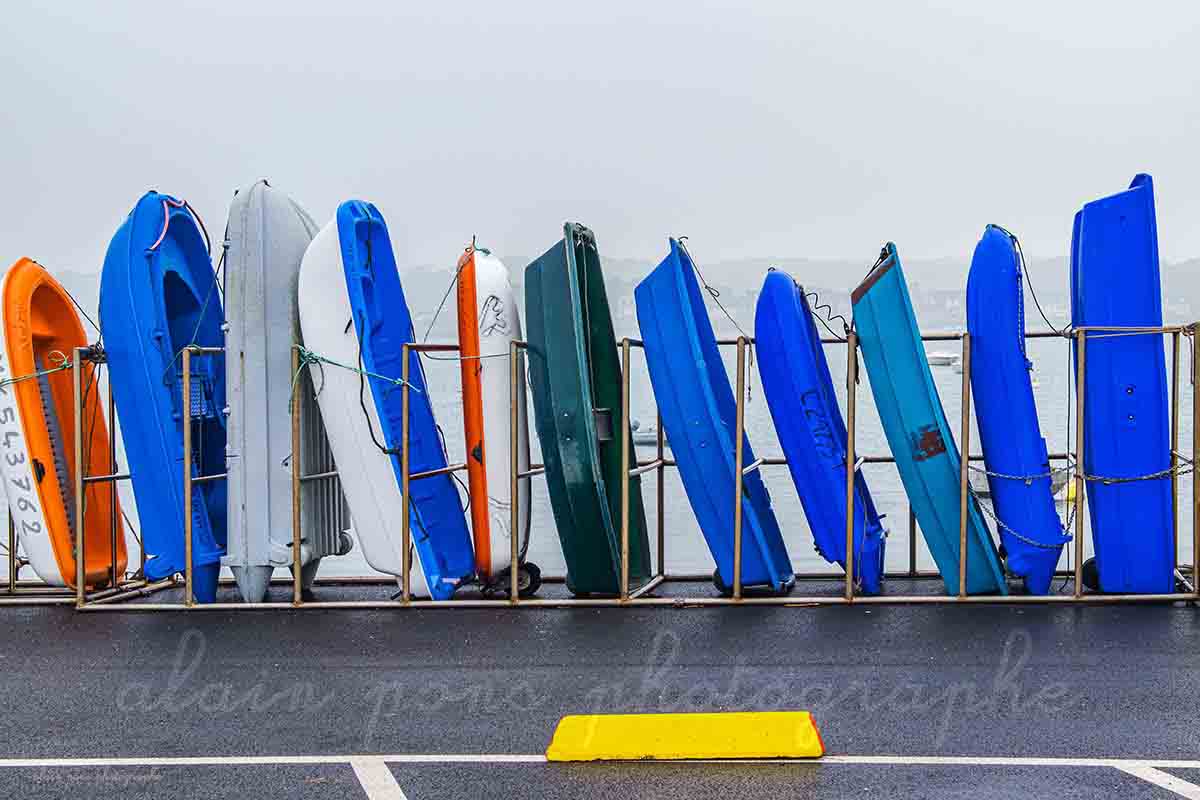 Les annexes canots du port de Saint-Pol-de-Léon